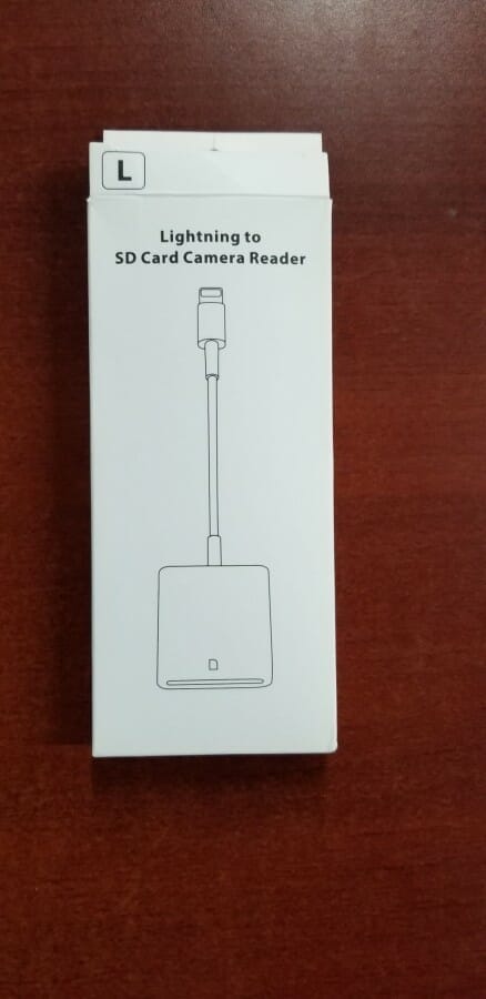 LIGHTNING TO SD CARD CAMERA READER - Cellco Plus